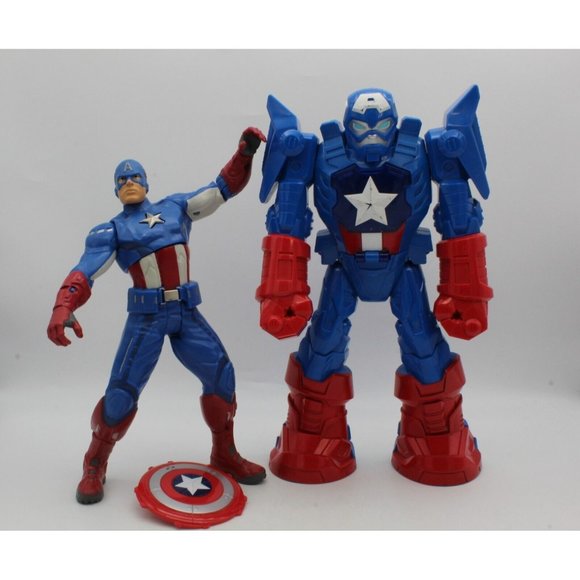 Hasbro | Toys | Captain America Robot Exoskeleton Marvel 2 Talking ...